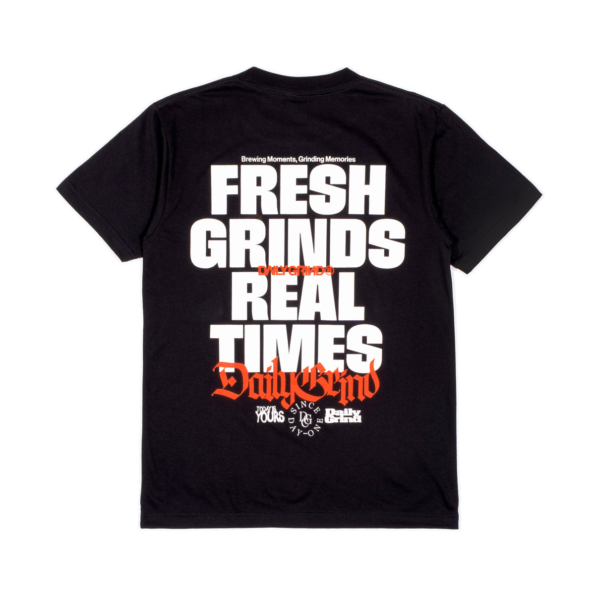 DAILY GRIND FRESH GRINDS TSHIRT BLACK | Daily Grind Store PH