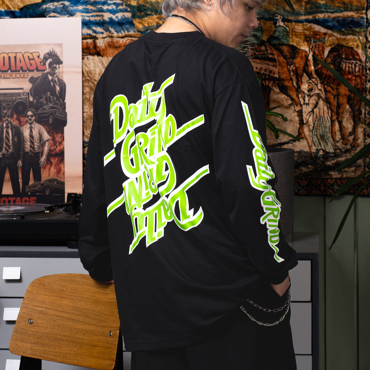 DAILY GRIND HARDCUT LONGSLEEVES BLACK | Daily Grind Store PH
