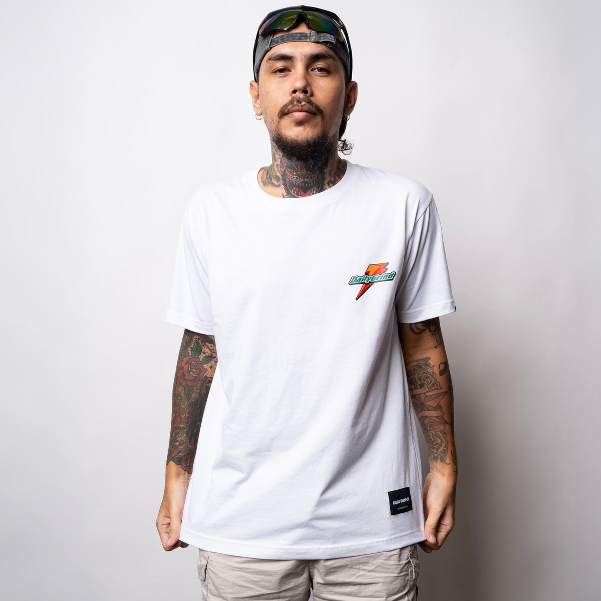 DAILY GRIND HYDRATOR TSHIRT WHITE | Daily Grind Store PH