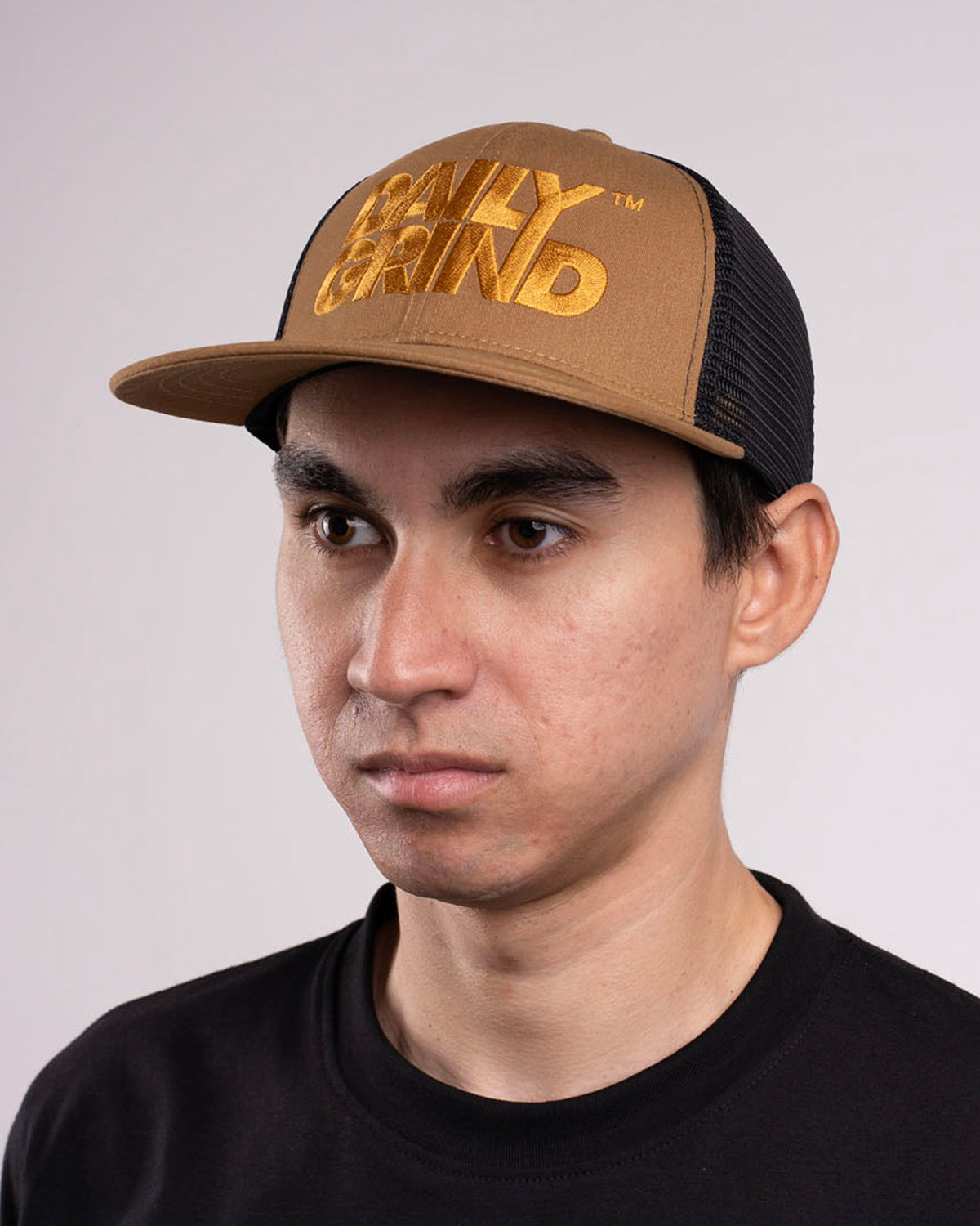 DAILY GRIND MAIN TRUCKER CAP KHAKI | Daily Grind Store PH