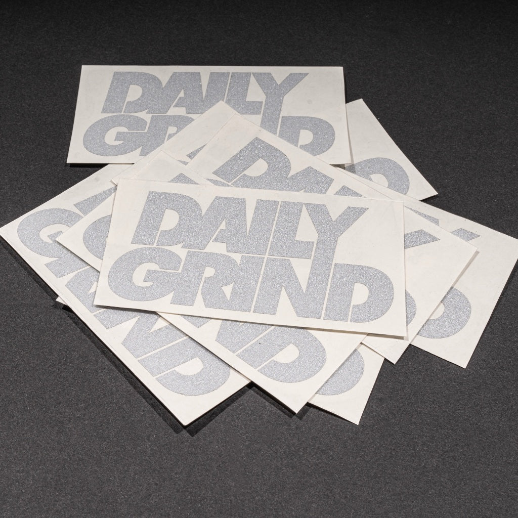 DAILY GRIND ‘MAIN’ CUTOUT STICKER ON 3M REFLECTIVE STICKER | Daily ...