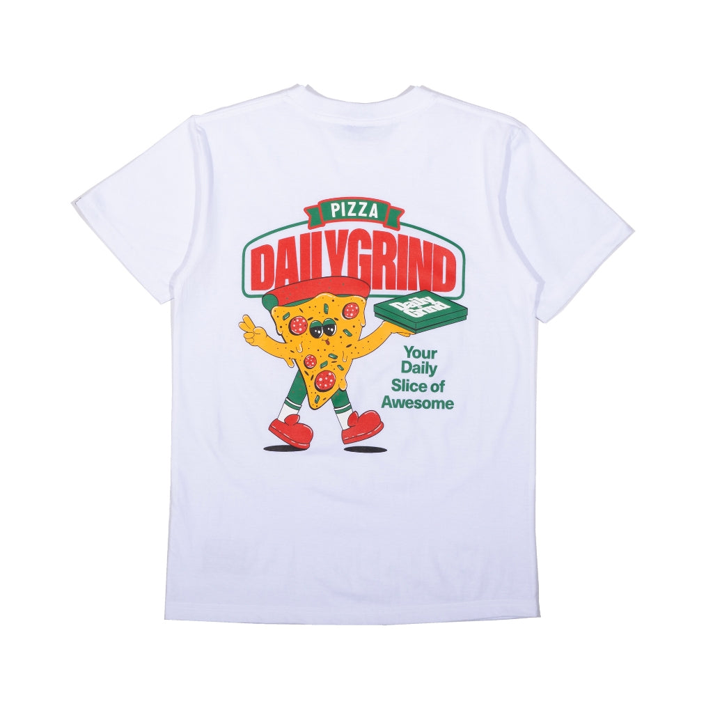 DAILY GRIND SLICE POP TSHIRT WHITE | Daily Grind Store PH