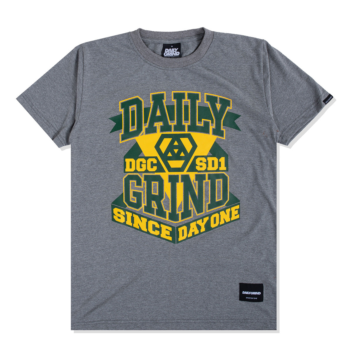 DAILY GRIND CAMPUS TSHIRT HEATHER GRAY | Daily Grind Store PH