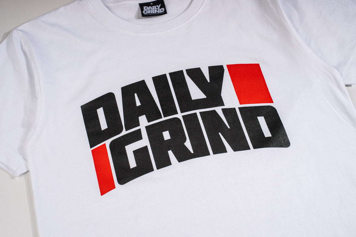 DAILY GRIND DRAFT TSHIRT WHITE | Daily Grind Store PH